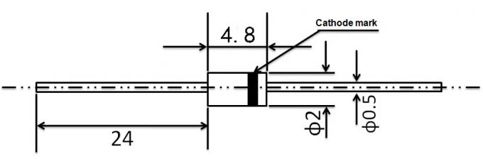 JB04 4KV 5mA 100nS High Voltage Axial Lead Fast Recovery Diode
