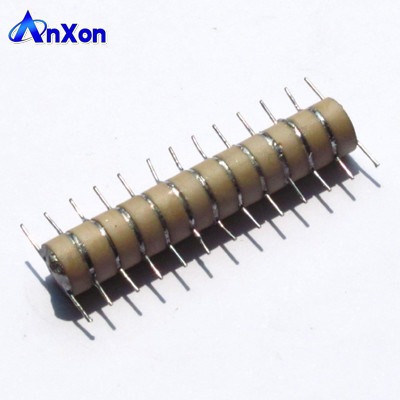 High voltage stacked ceramic capacitor multiplier cascade module