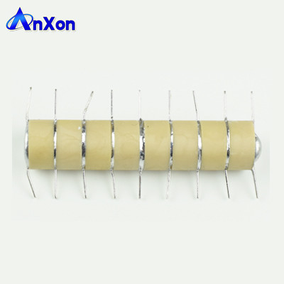 High Voltage 8 discs ceramic capacitor stacks with diode assembly