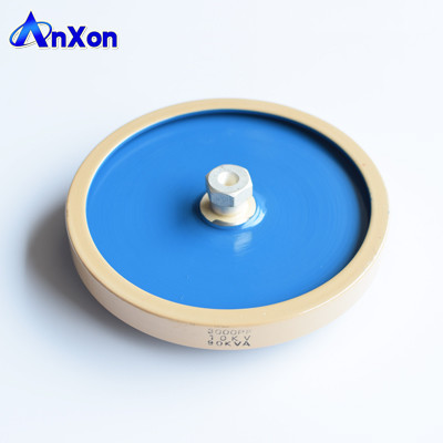10KV 3000PF 90KVA High voltage high power RF disc ceramic capacitor