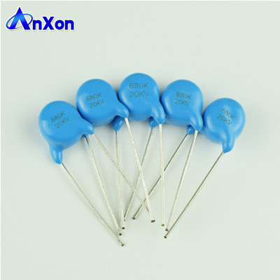 20KV 68PF DL Coated with epoxy resin HV disc ceramic capacitor